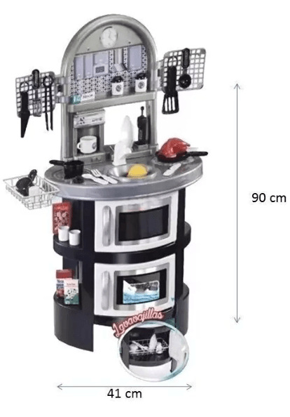 COCINA 100% CHEF PLATEADA NEW PLAST - Provincia Compras