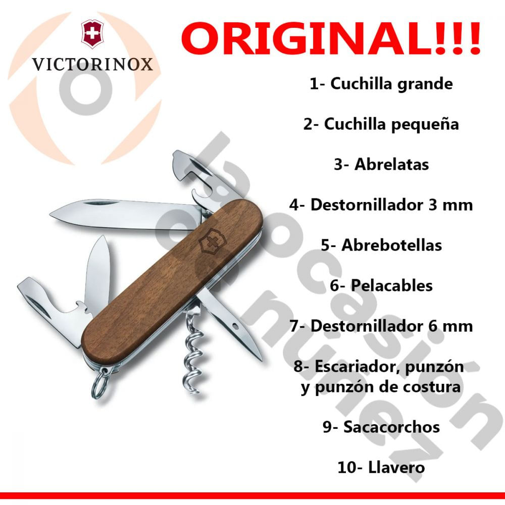 Cortaplumas Victorinox Spartan Suiza 10 Usos Navaja ORIGINAL ...