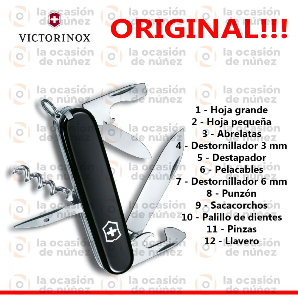 Cortaplumas Victorinox Spartan Suiza 12 Usos Navaja ORIGINAL ...