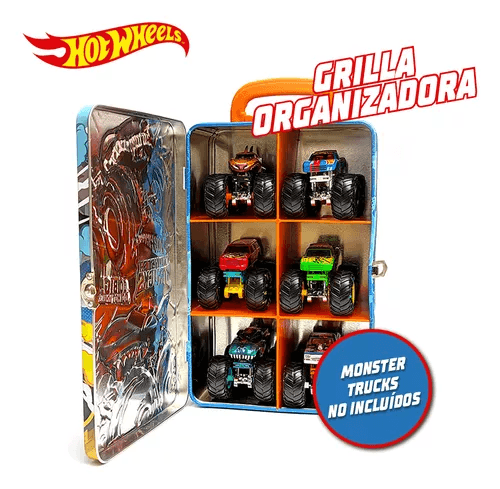Guarda Autos Metalico Monster Trucks Hot Wheels Valija hwcc21 ...