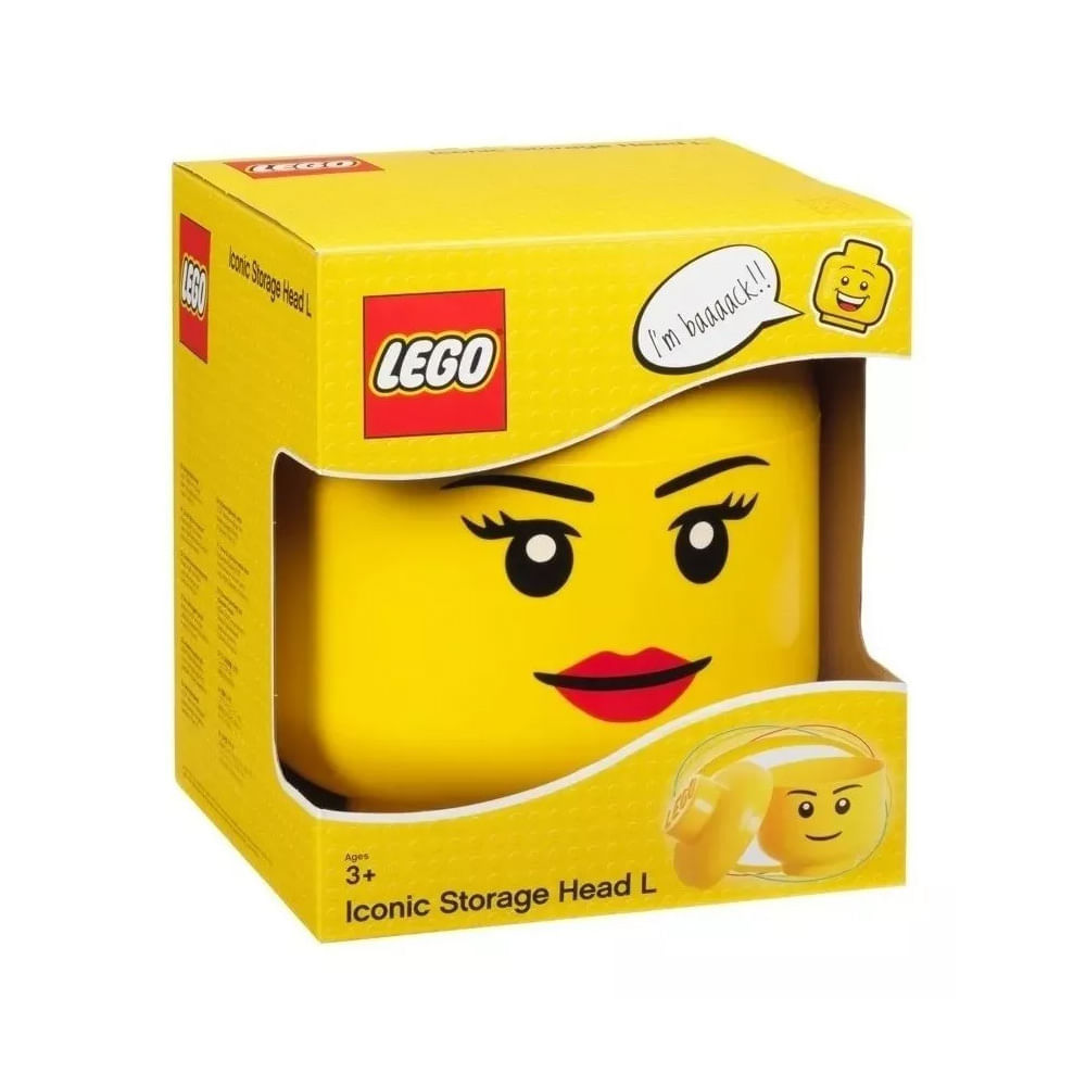 Caja Apilable Lego 4033 Head Mini Girl - Provincia Compras