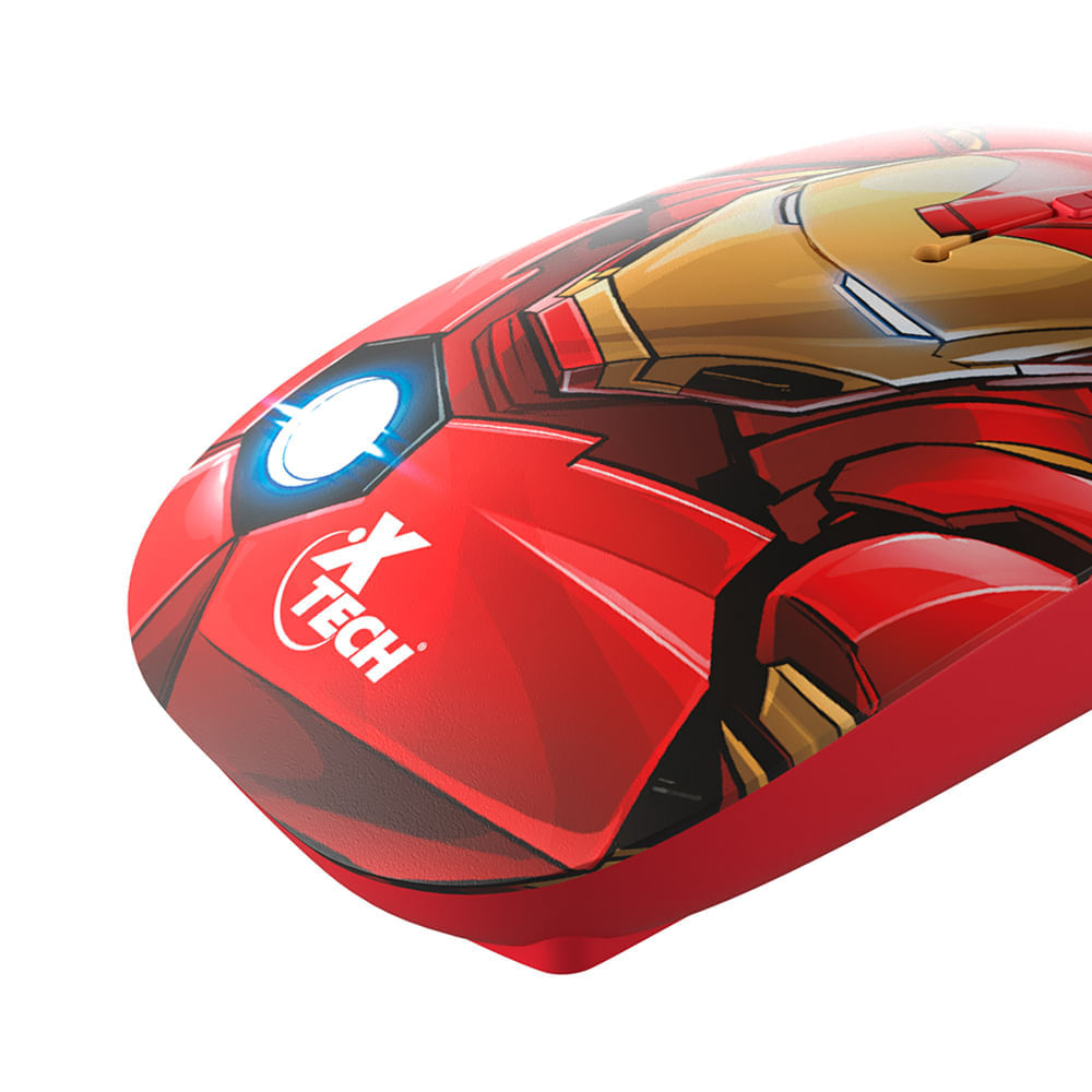 Mouse X-Tech Iron Man Inalambrico Rojo - Provincia Compras