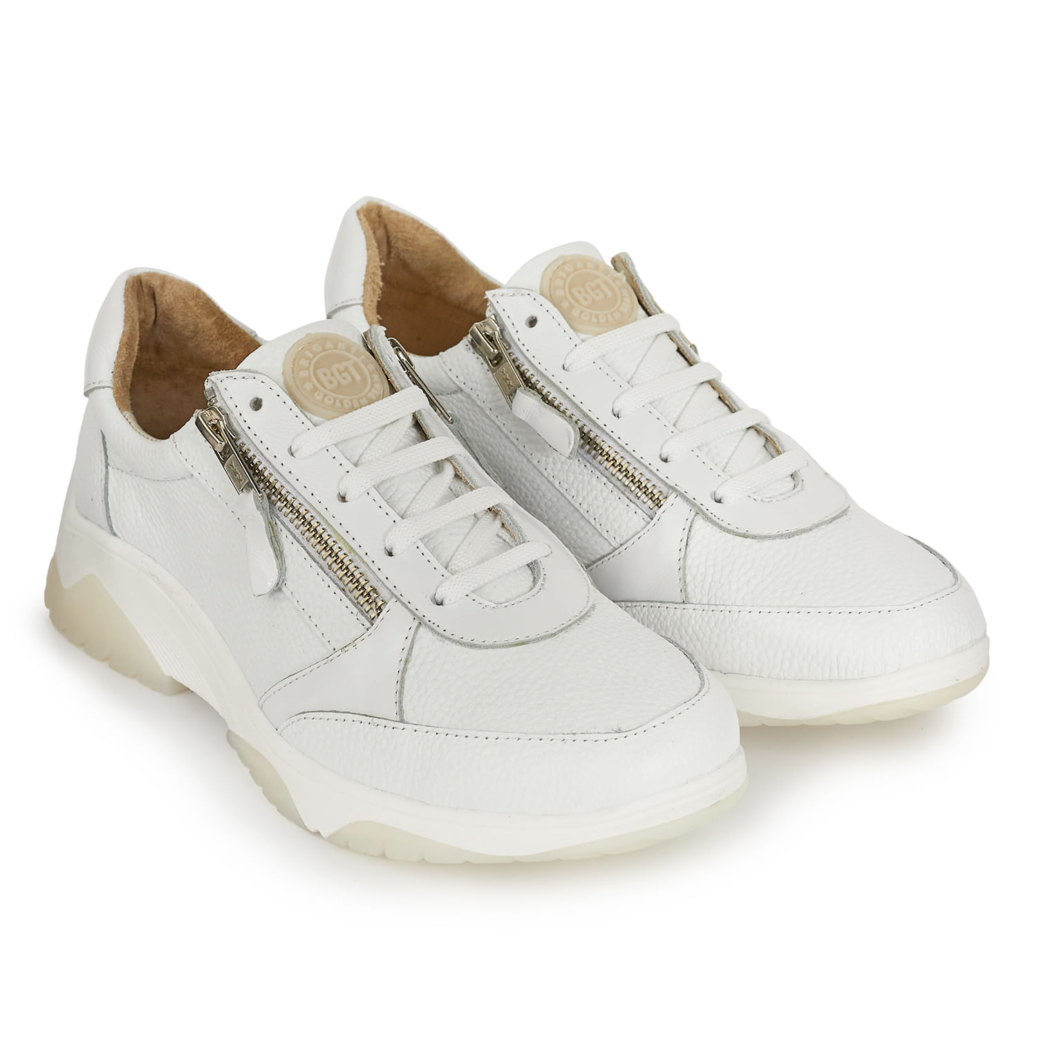 ZAPATILLA HAYES BLANCA SNEAKERS CUERO MUJER URBANAS - Provincia Compras