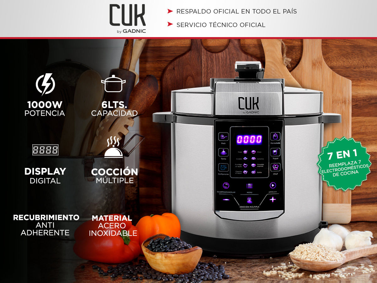 Olla Electrica A Presión Gadnic HD100 Plus Cocción Instantanea Arrocera ...