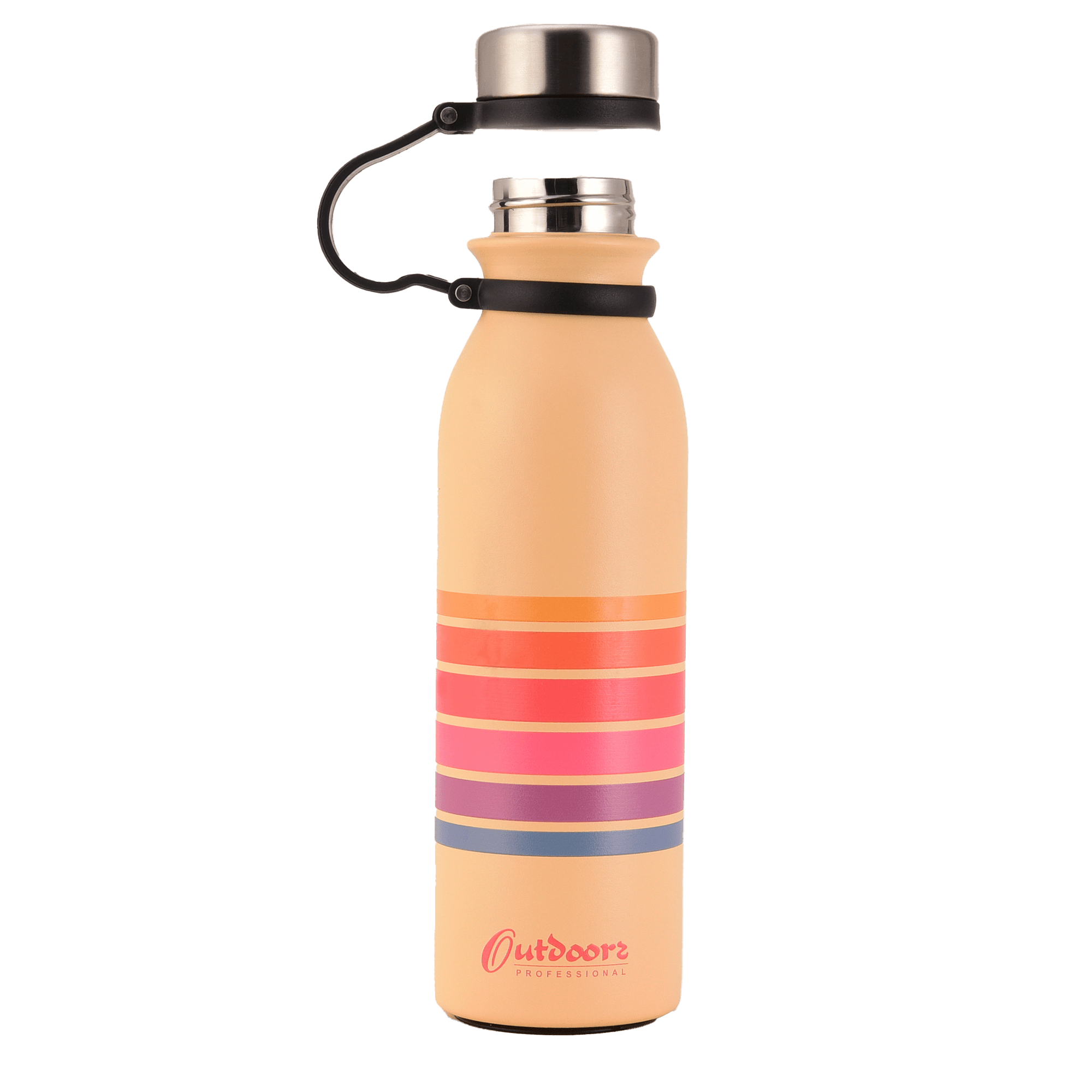 Termo Botella Termica Acero Inox 600mL outdoors retro - Provincia Compras