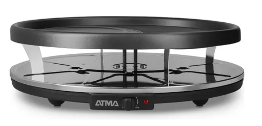 Racletera Grill De 8 Bandejas Atma Ra918p 1400w C/ 2 Niveles ...