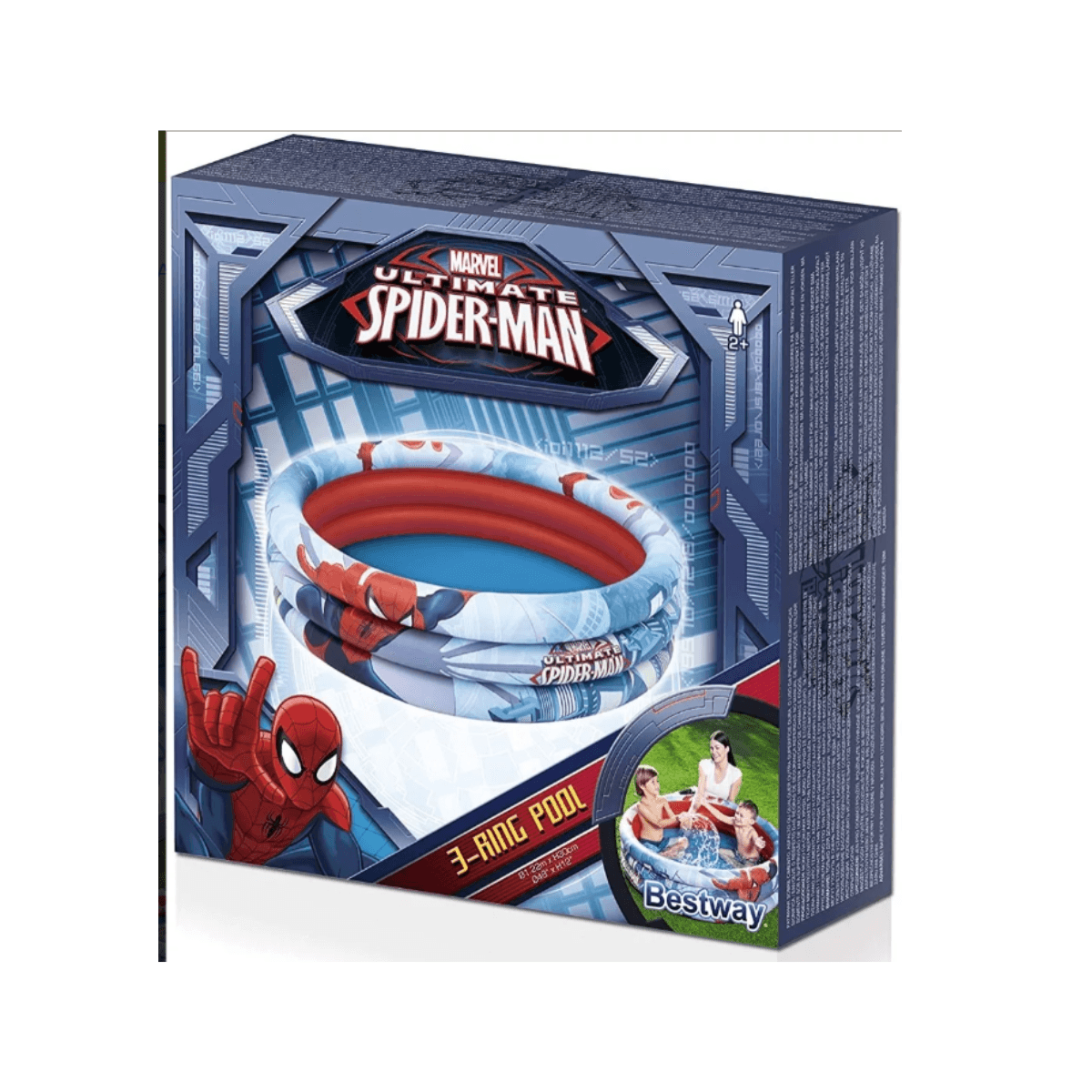 Pileta Inflable 3 Aros Spiderman - Provincia Compras