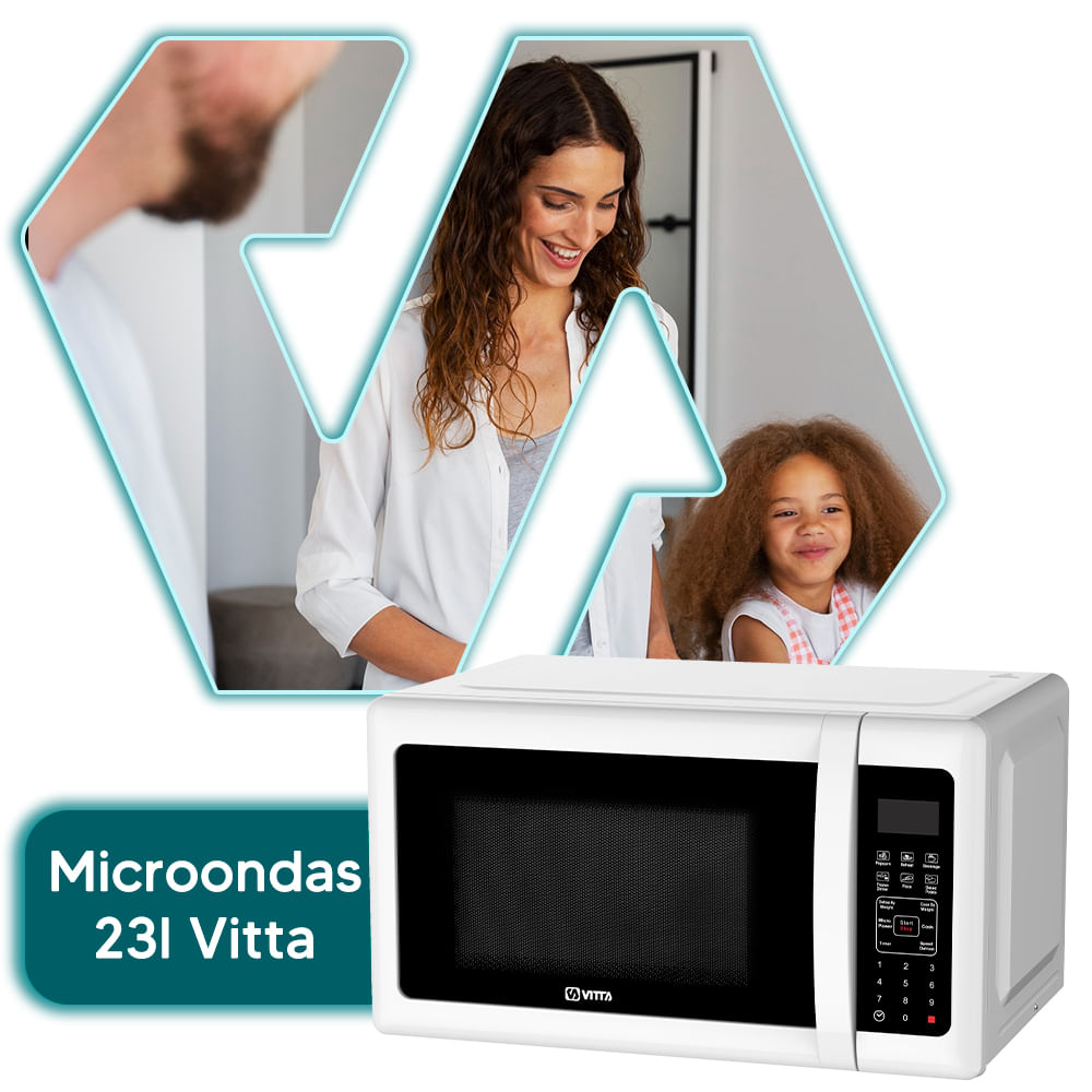 Microondas Vitta Digital 23l Vit-mw2xlx001 1000w Blanco - Provincia Compras