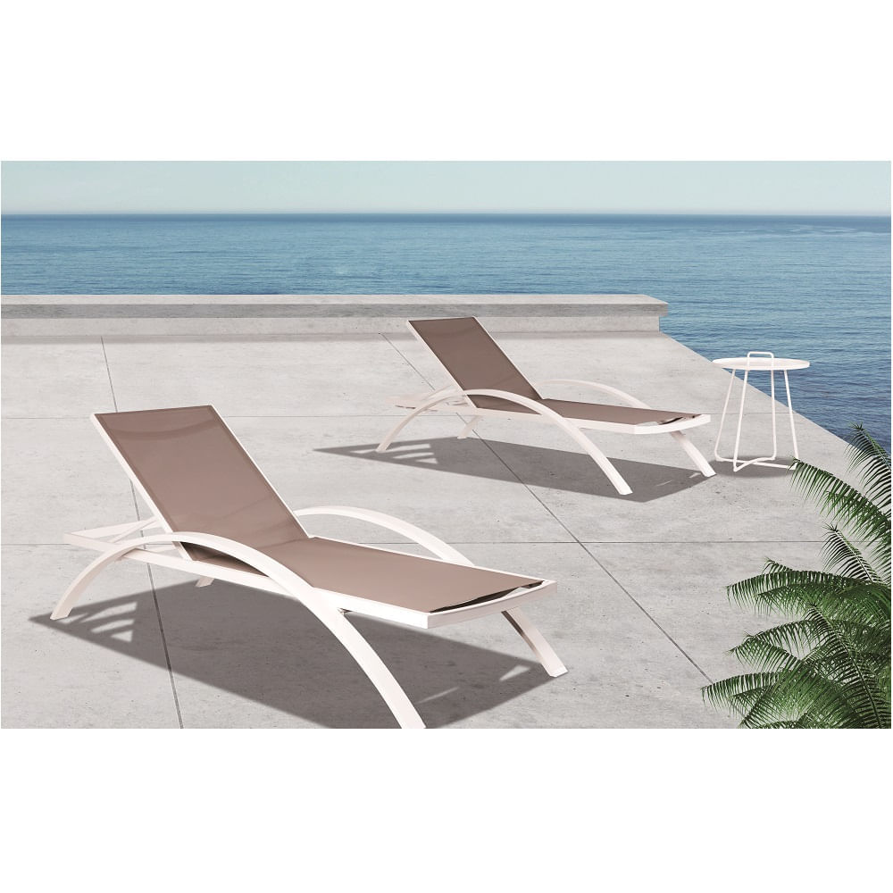 Reposera de Aluminio pintado Hanko - Provincia Compras