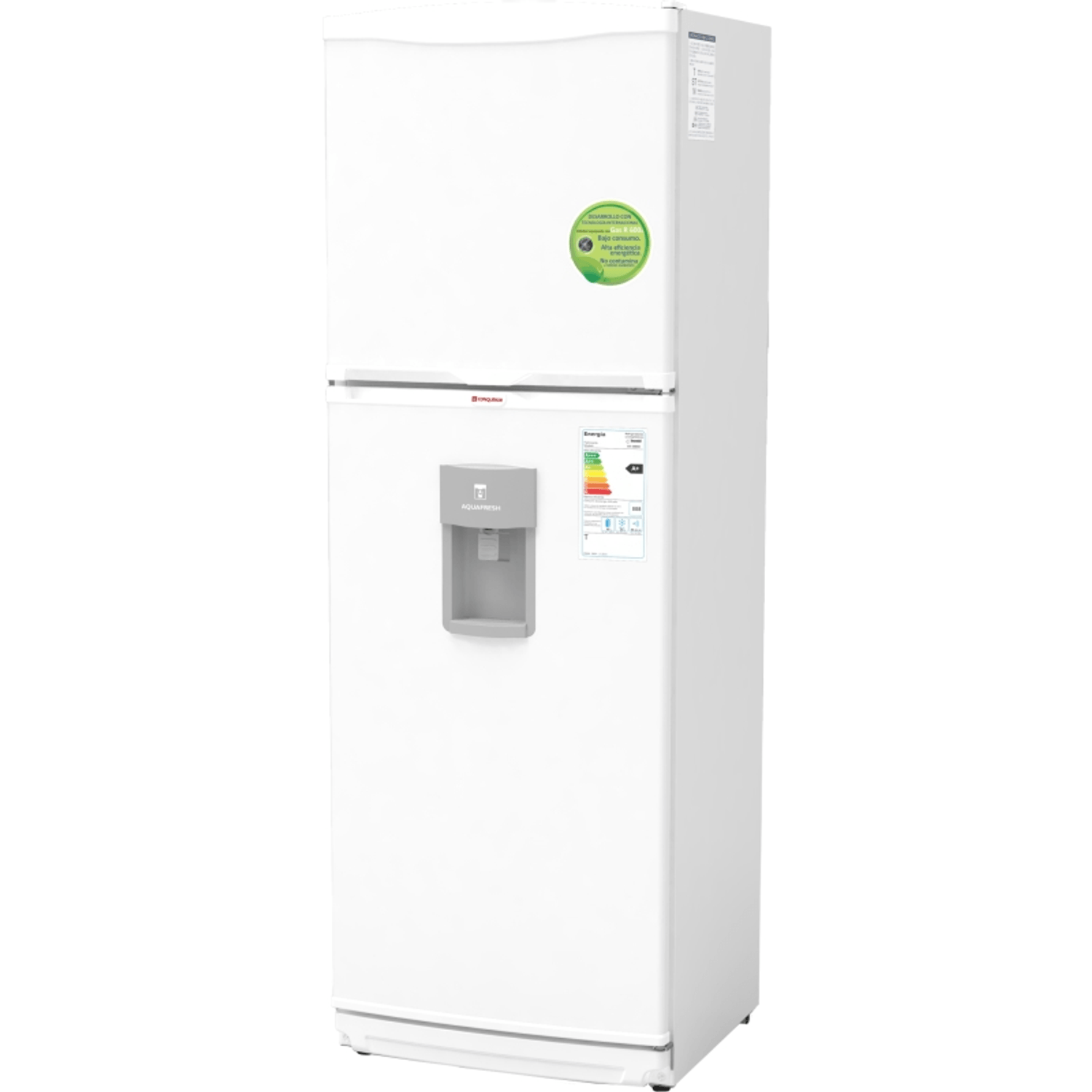 Heladera Con Freezer CONQUEROR 364 Litros Con Dispenser Blanco 2F ...