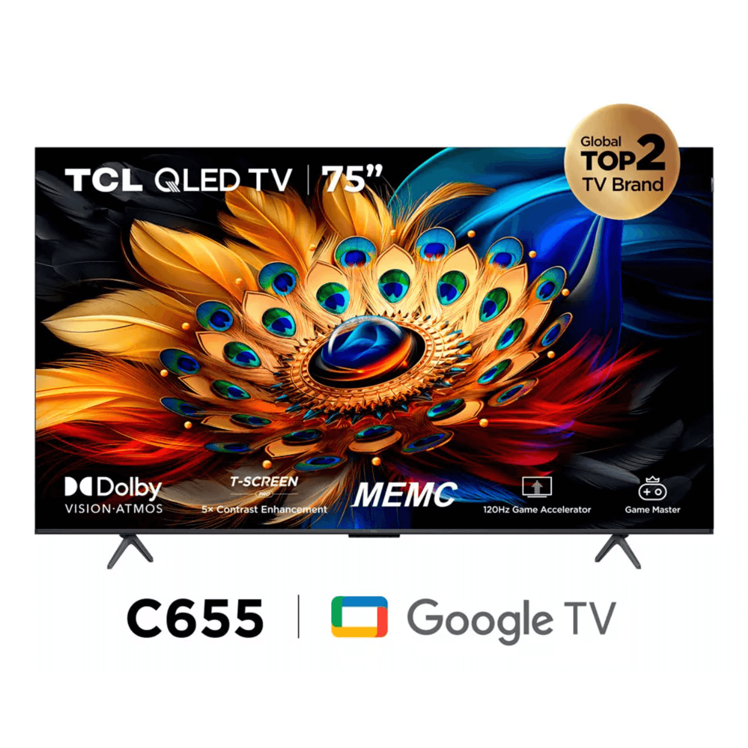 Smart Tv QLED Google Tcl 75 Pulgadas 4K UHD L75C655-F - Provincia Compras