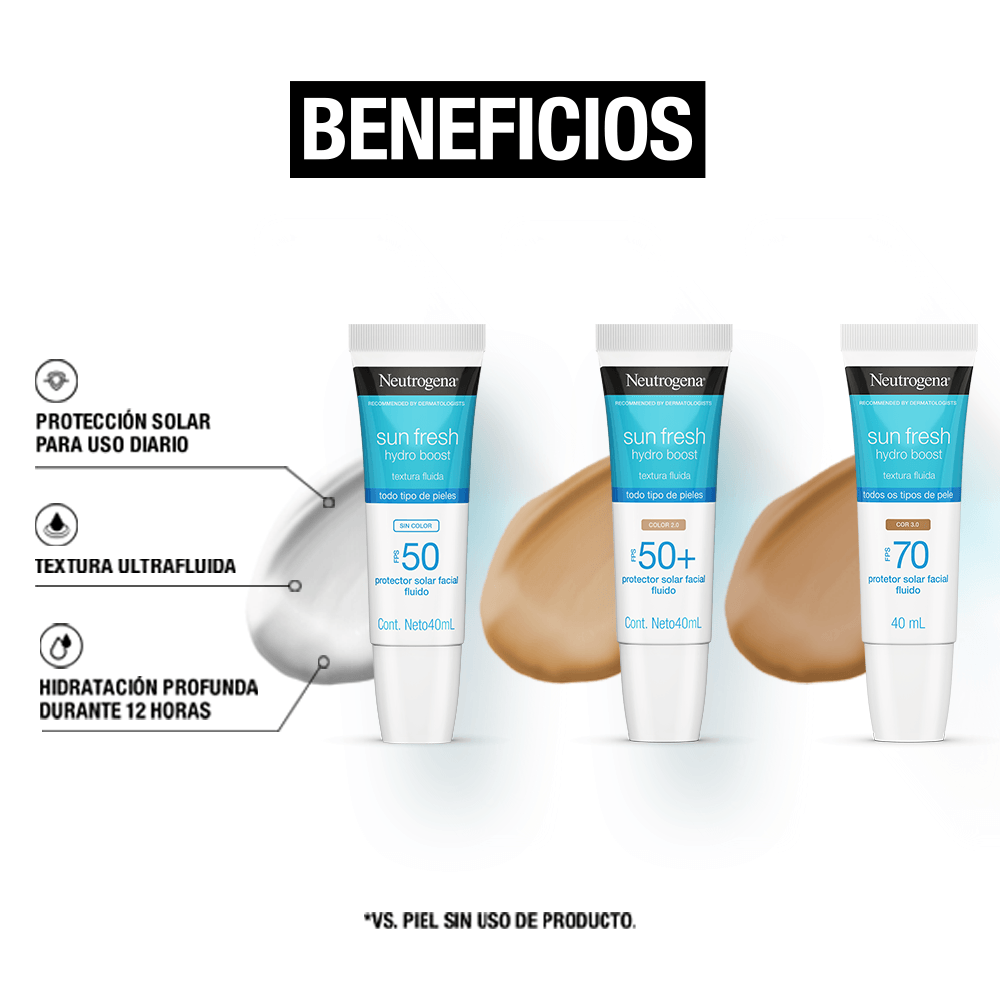Protector Solar Neutrogena Hydro Boost Sin Color FPS50 x40mm ...