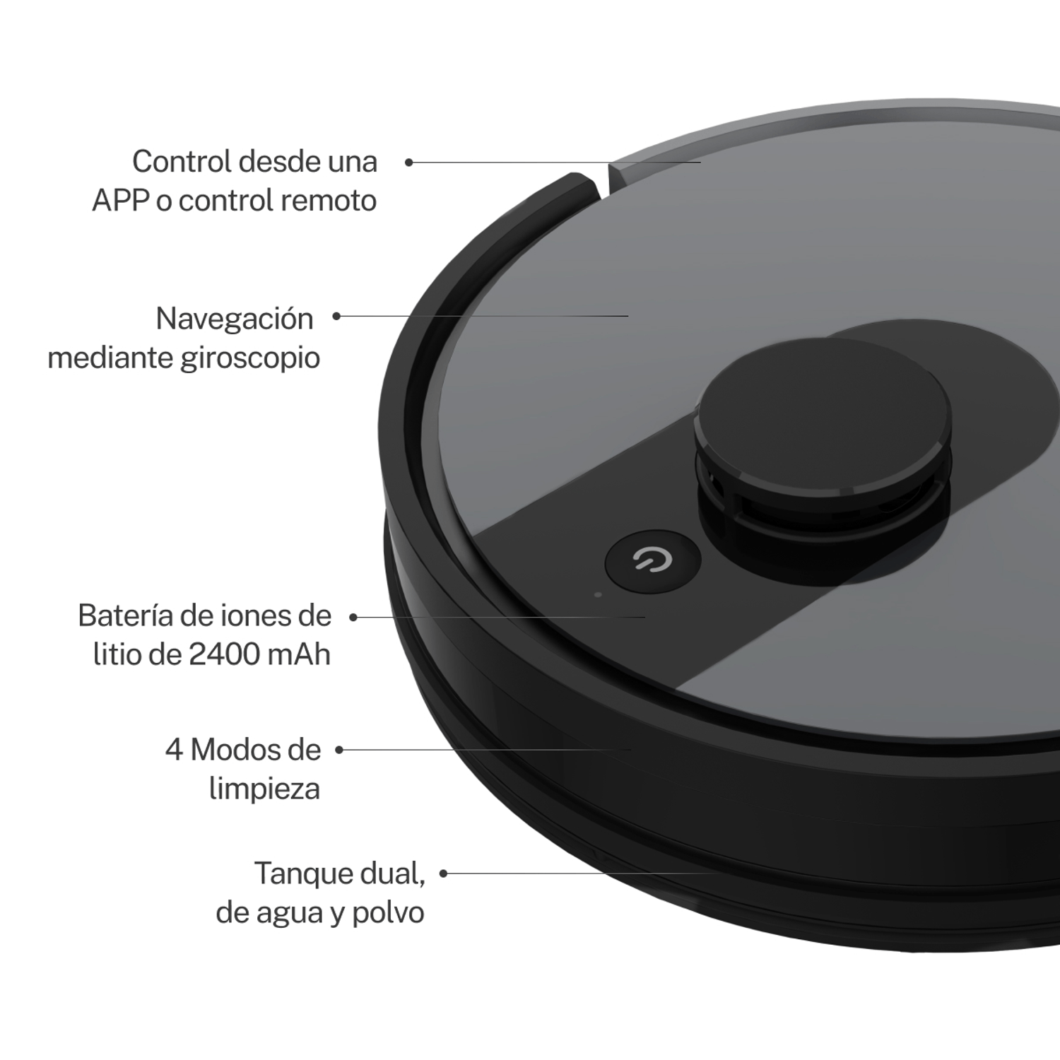 Aspiradora Inteligente Smart-Tek Robot Ava Pro II WIFI - Provincia Compras