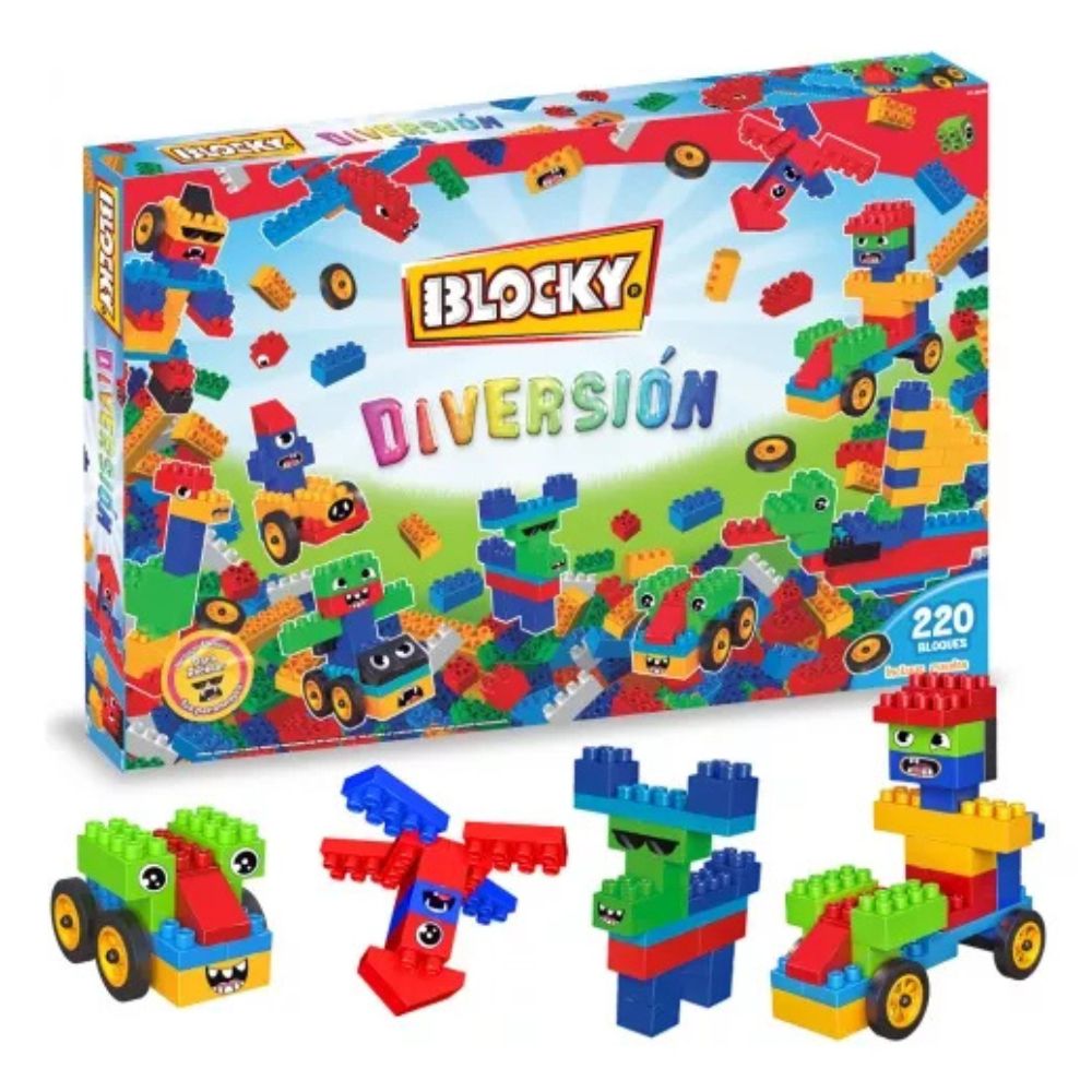 Blocky Diversión Con 220 Bloques 01-0649 - Provincia Compras