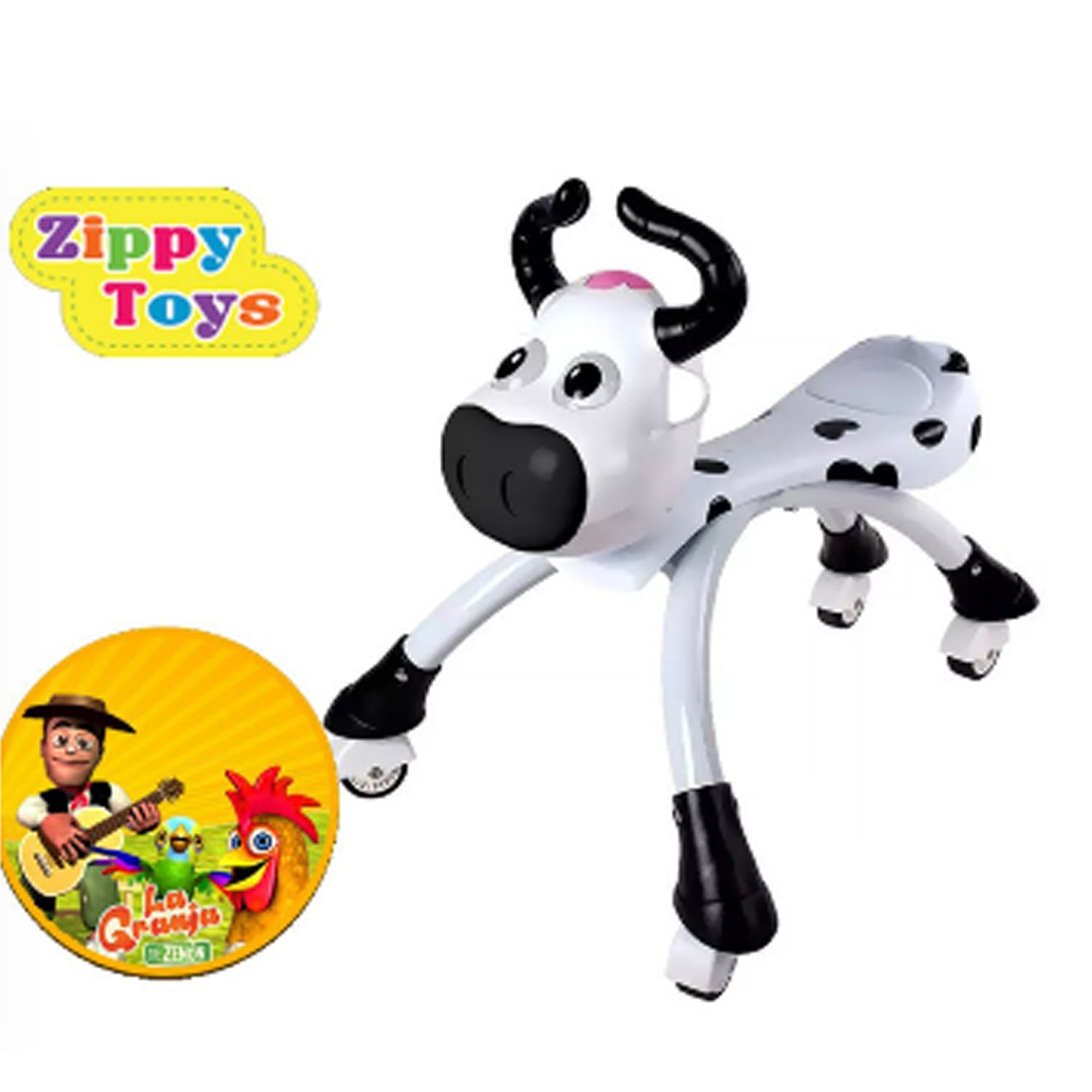 Vaca Lola Metalica Con Luz Y Musica Zippy Toys Tb4411lo - Provincia Compras
