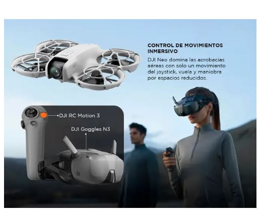 Drone Gris DJI Neo Motion Fly More Combo 4k 3 baterías - Provincia Compras