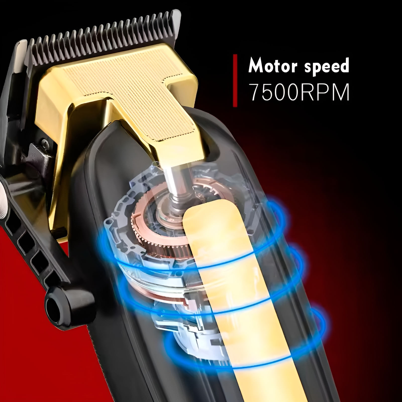 Maquina Cortadora de Pelo Inalámbrica Wmark NG-1060 7500 Rpm ...