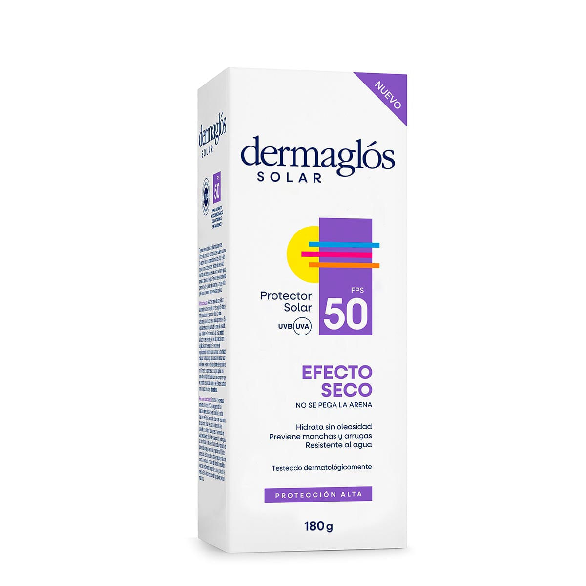 Protector Solar Dermaglos Efecto seco f50 x180gr - Provincia Compras