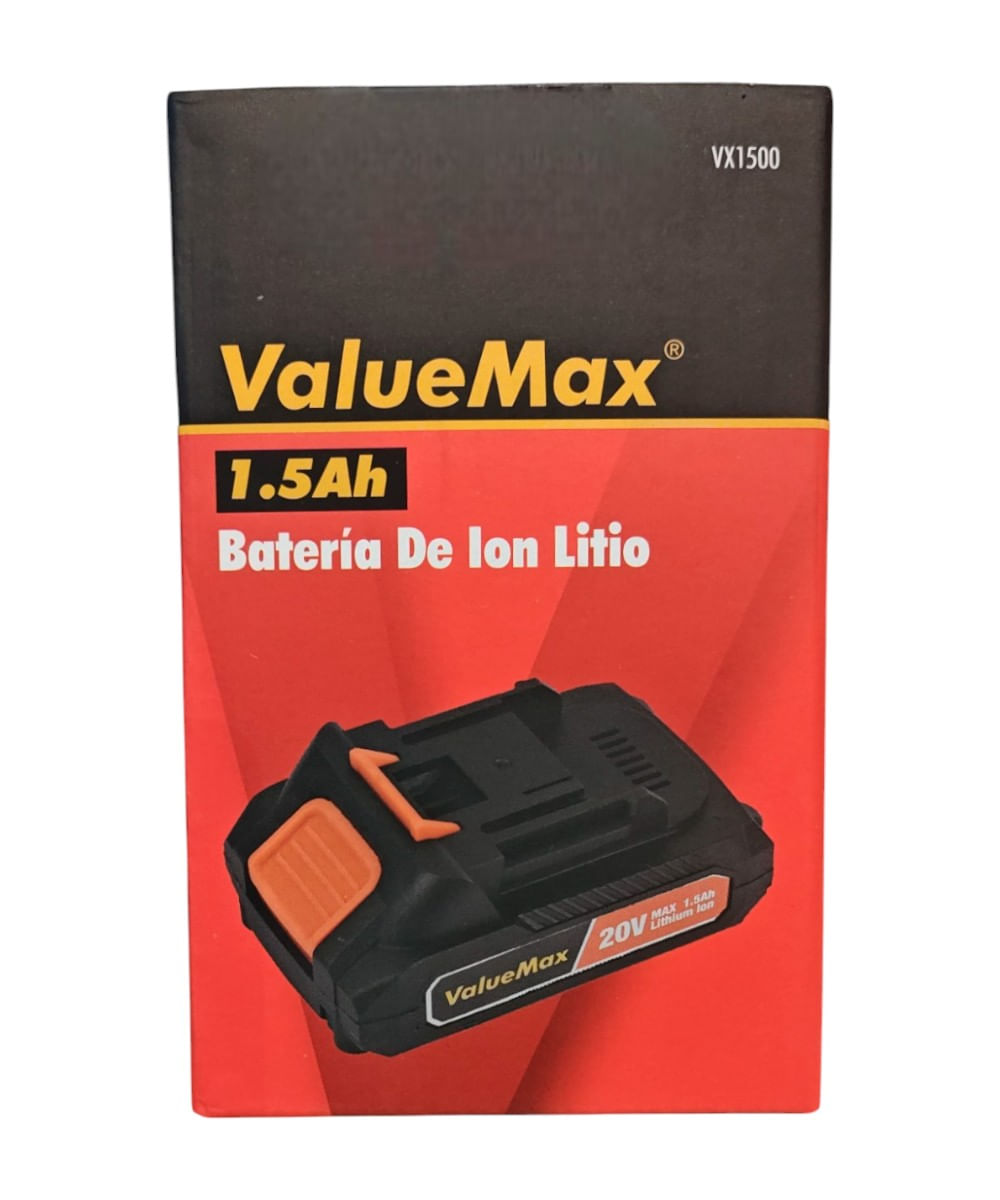 Batería de Ion Litio 20V 1,5Ah Value Max VX1500 - Provincia Compras