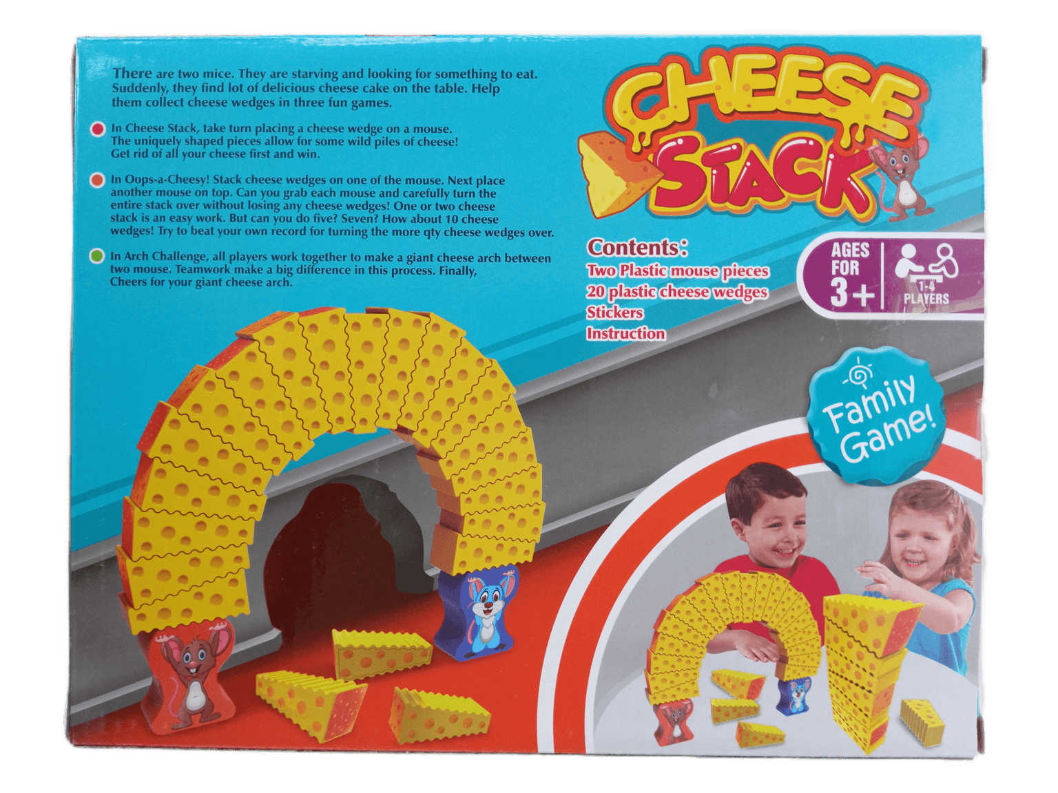 Cheese Stack Juego de Mesa-Panda Toys - Provincia Compras