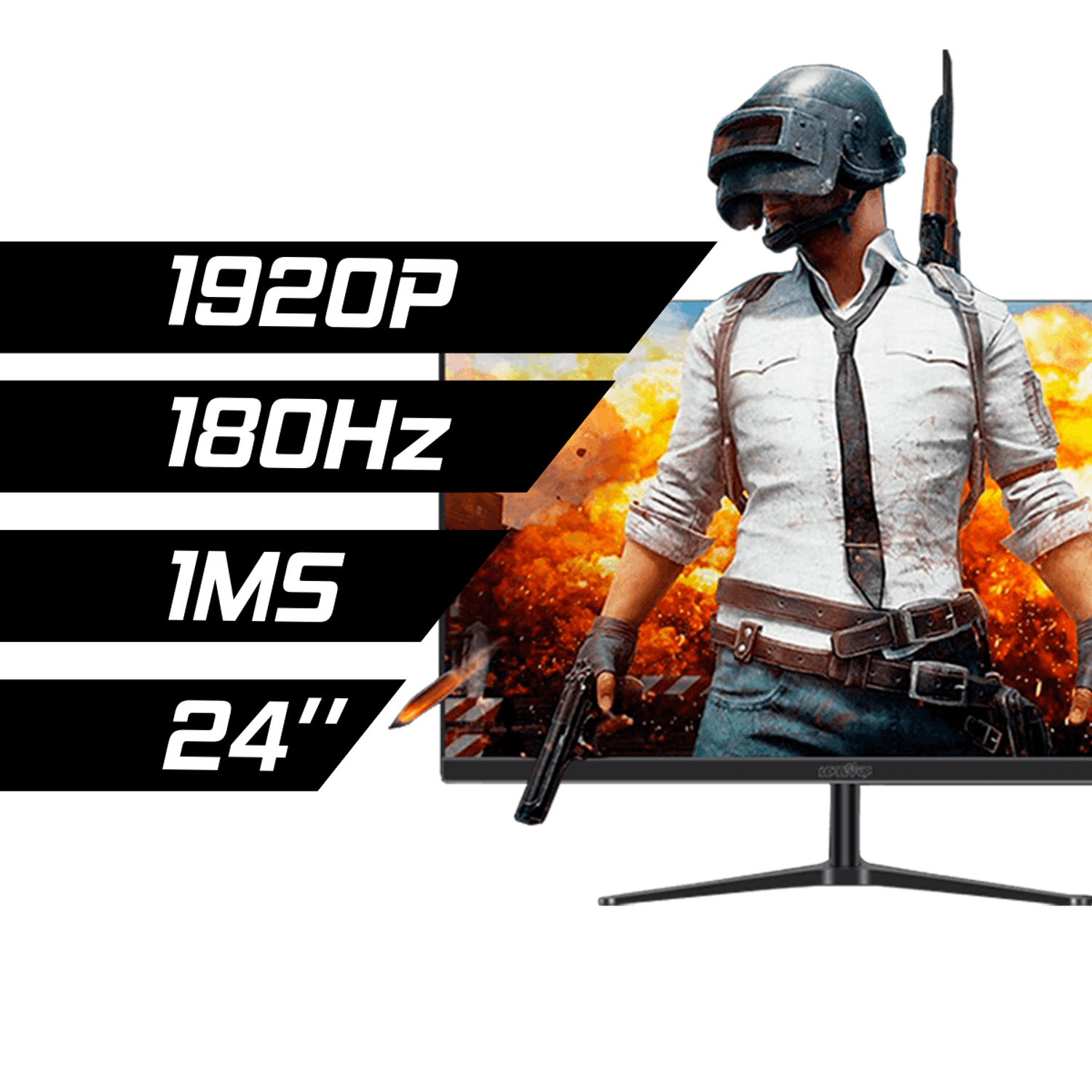 Monitor Gamer Level up 24" 180Hz 1ms Full HD LED - Provincia Compras