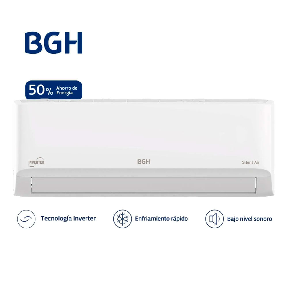 Split Inverter 3500w Frio Calor Clase A Silent Air BGH - Provincia Compras