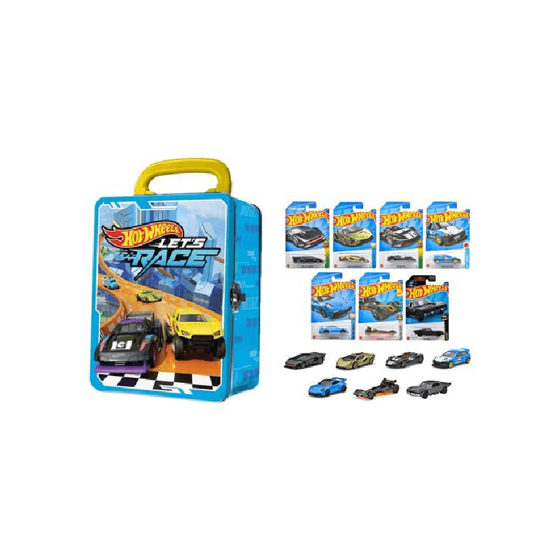 Combo 10 Autitos Hot Wheels + Lata Guardacoches Hwcc2-24c - Provincia ...