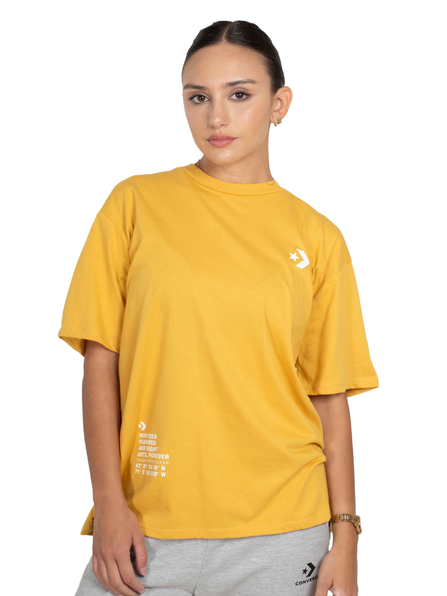 Remera Converse Future Cons Mujer Moda Amarillo - Provincia Compras