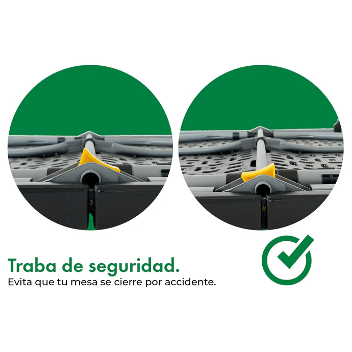 Mesa plegable blanca Gardenlife 150x70 T40400 - Provincia Compras