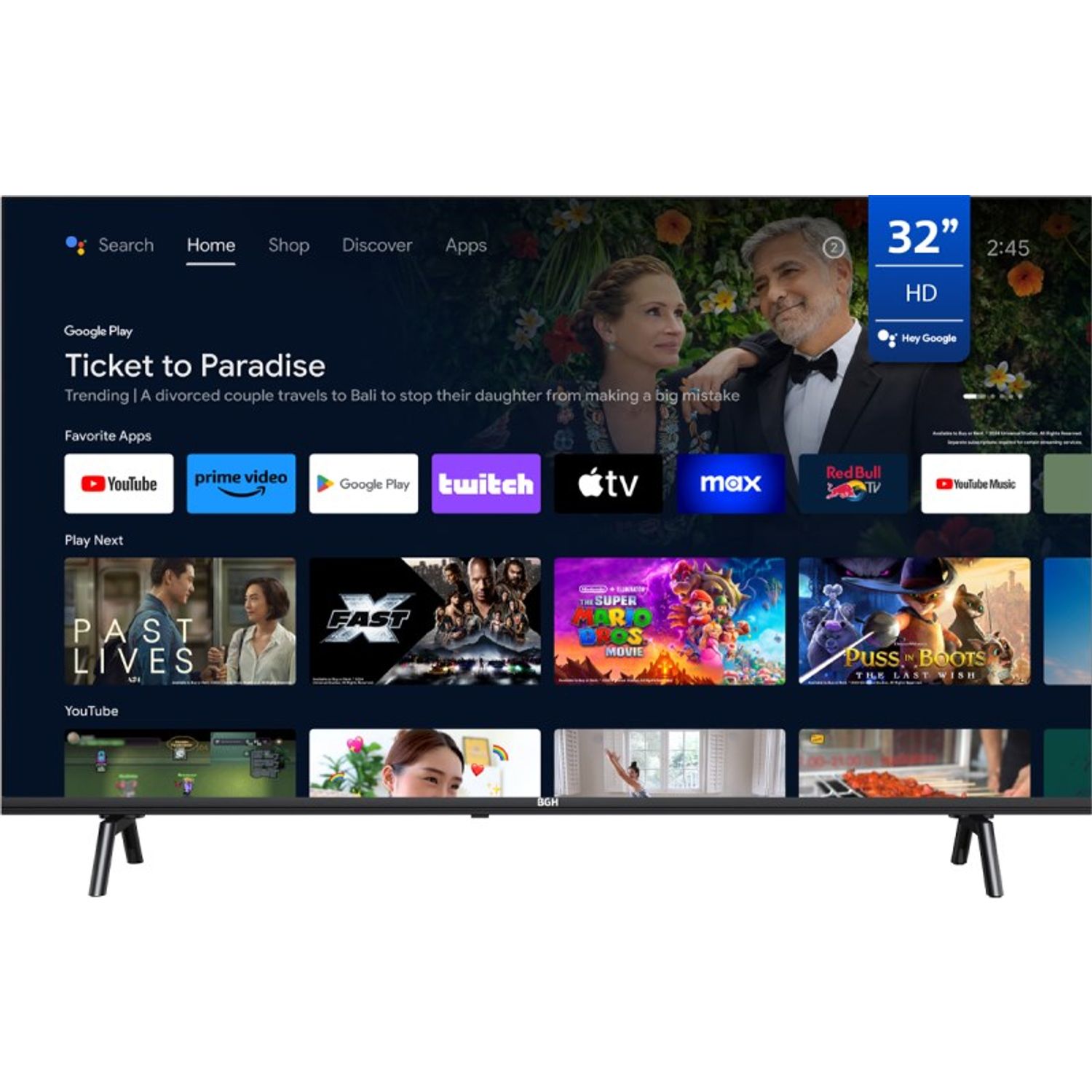 TV LED SMART 32P HD B3225S5A BGH - Provincia Compras