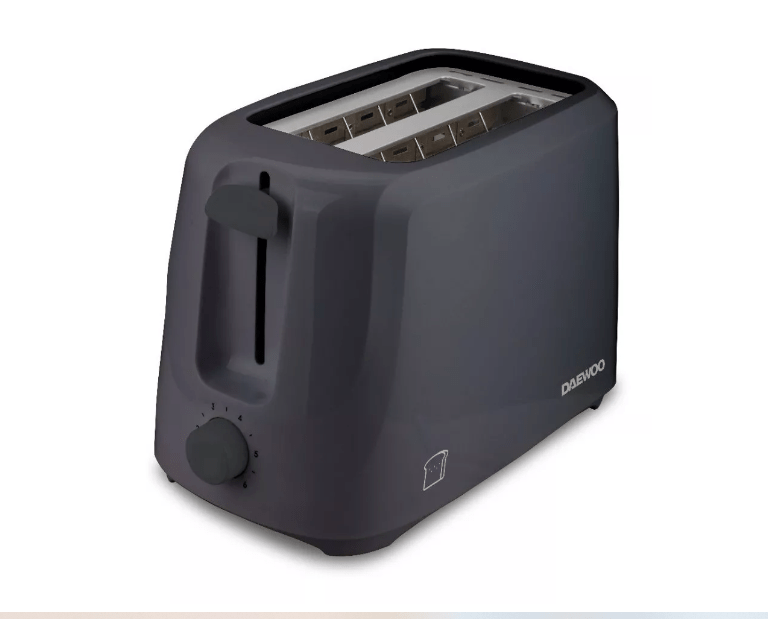 Tostadora Electrica 2 Ranuras Negra Daewoo TO8121B - Provincia Compras