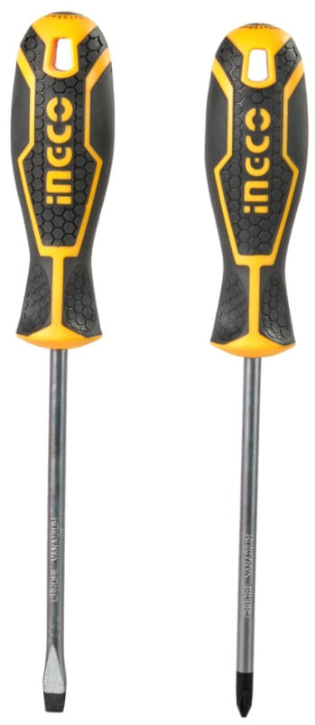 Juego De Destornilladores (2Pcs) Punta Imantada Ingco HKSD0248 ...