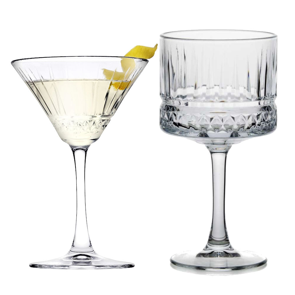 Copa Vaso Copon Martini Trago Set x 8 unid Vidrio Elysia Pasabahce ...