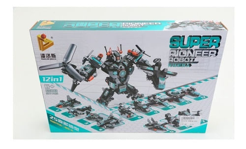 Super Robot Bloques 12 En 1 1801904 - Provincia Compras