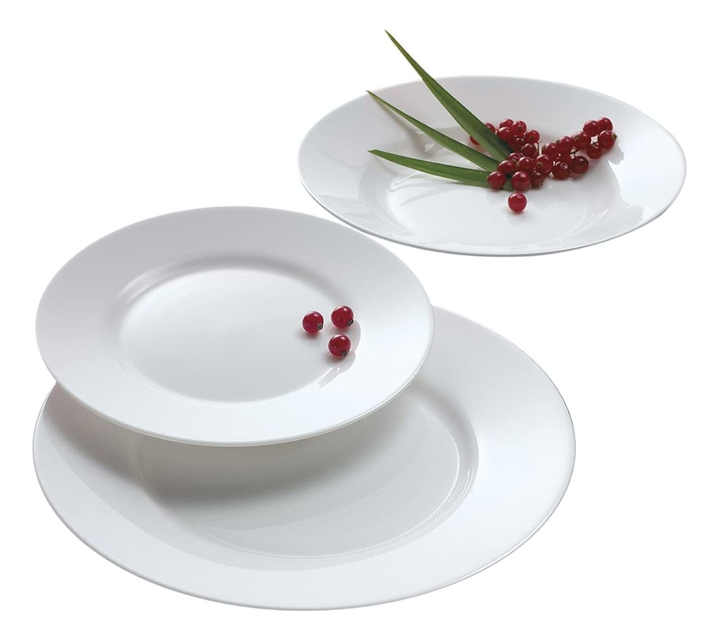 Juego Vajilla Platos Templados Luminarc Everyday Set X36 - Provincia ...