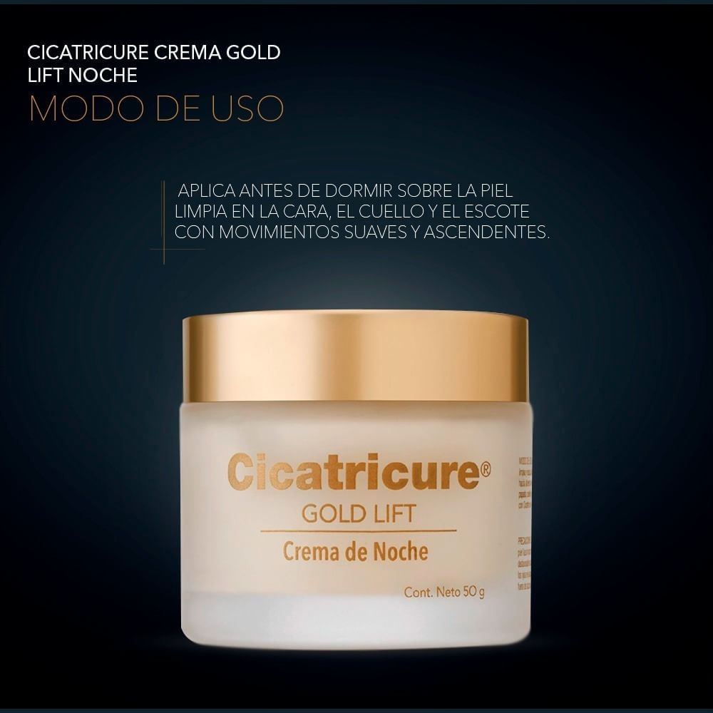 Genomma Lab Cicatricure Gold Lift Crema De Noche - Todo Tipo De Piel ...