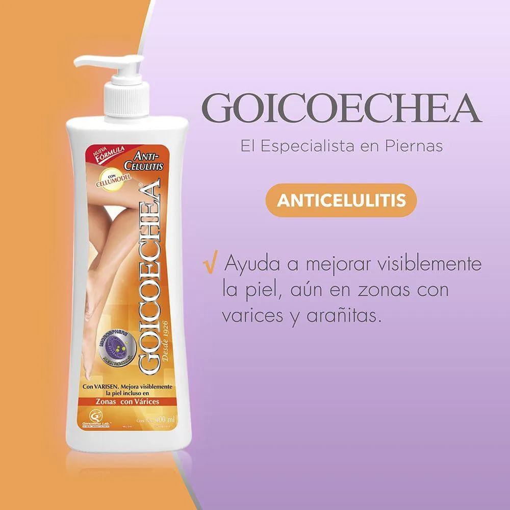 Crema Corporal Anticelulitis Goicoechea 400 Ml - Provincia Compras