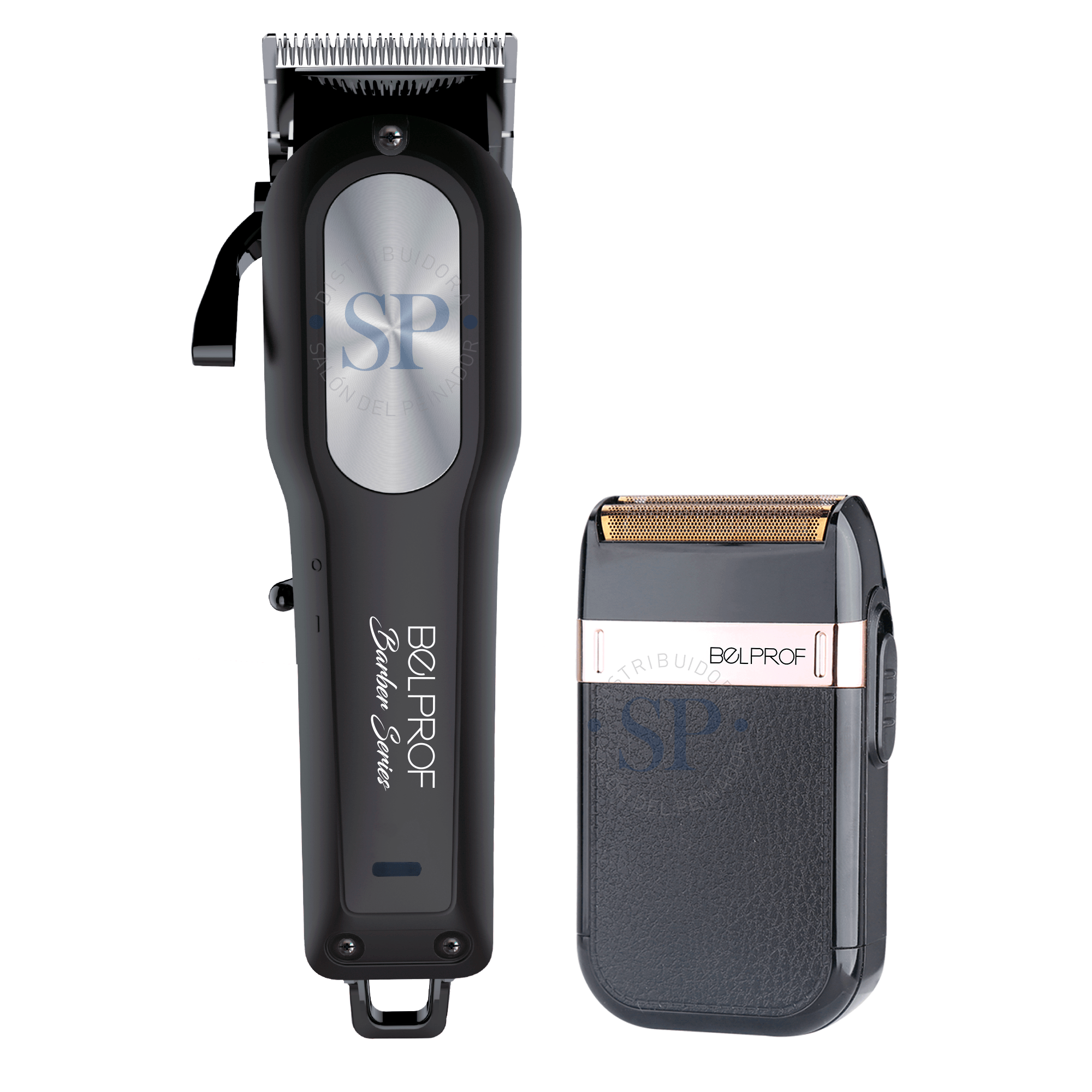 Kit Profesional Máquina De Corte + Shaver Belprof Barber Series ...