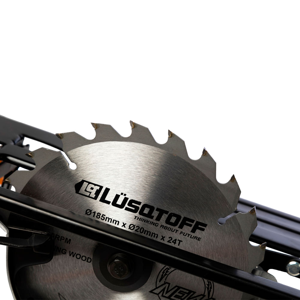 Sierra circular de mano 1500 W 185 mm Lusqtoff CSL1500 - Provincia Compras